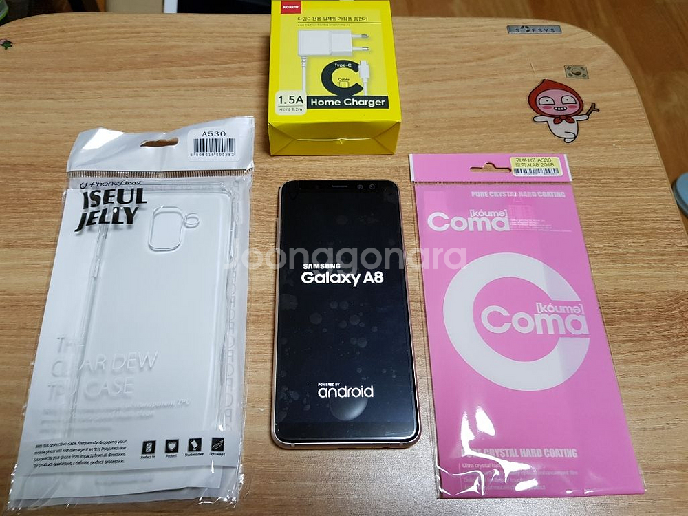 SKT갤럭시A8 2018 액정배터리뒷유리 미사용새것 | 삼성 | 중고나라