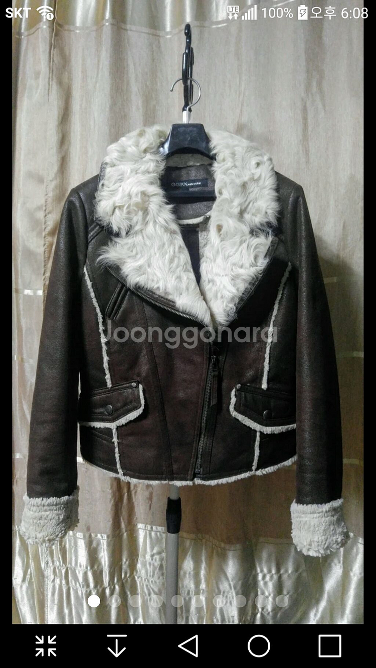 225.[택포] GGPX 라이더 무스탕 M(55~66) | 자켓/코트 | 중고나라