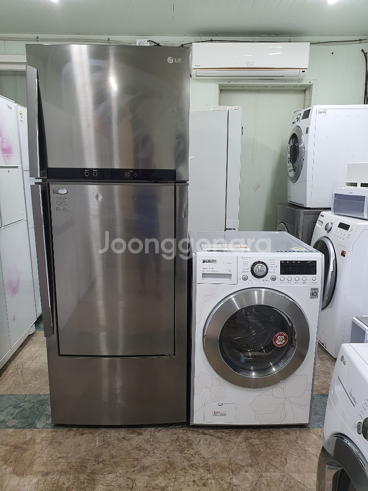 LG 메탈시크릿냉장고 452리터+LG드럼세탁기 12키로 | 냉장고 | 중고나라