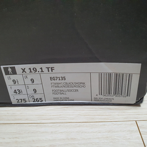 아디다스 x 19.1 tf 유니포리아 275mm | 축구의류/축구화 | 중고나라