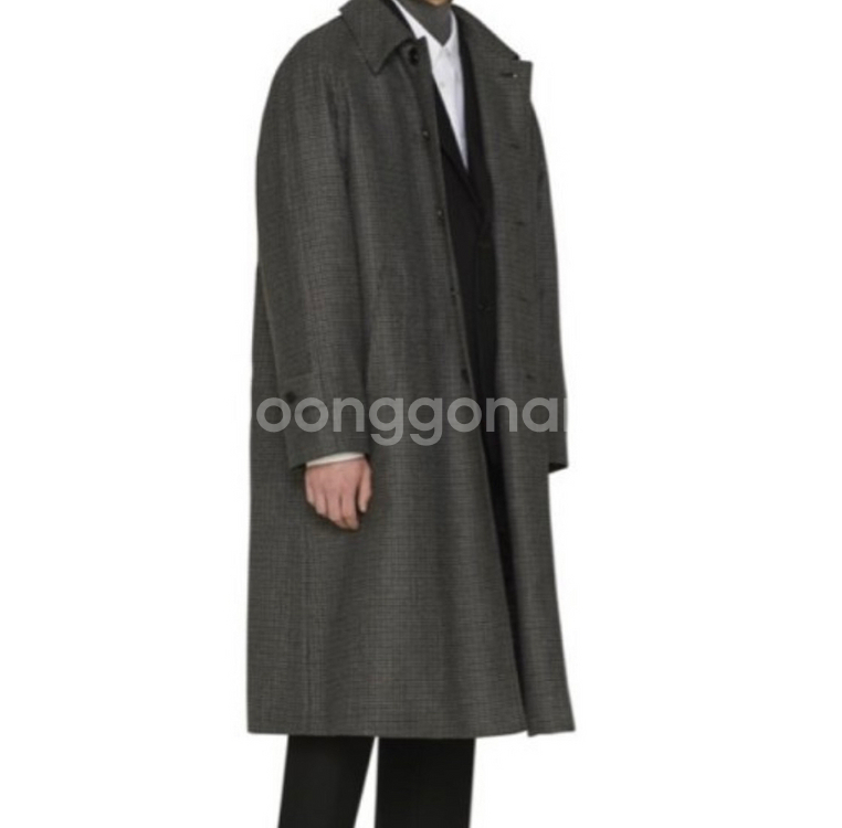 mngu 19fw 발마칸 체크 코트 L 구해요 | 자켓/코트 | 중고나라