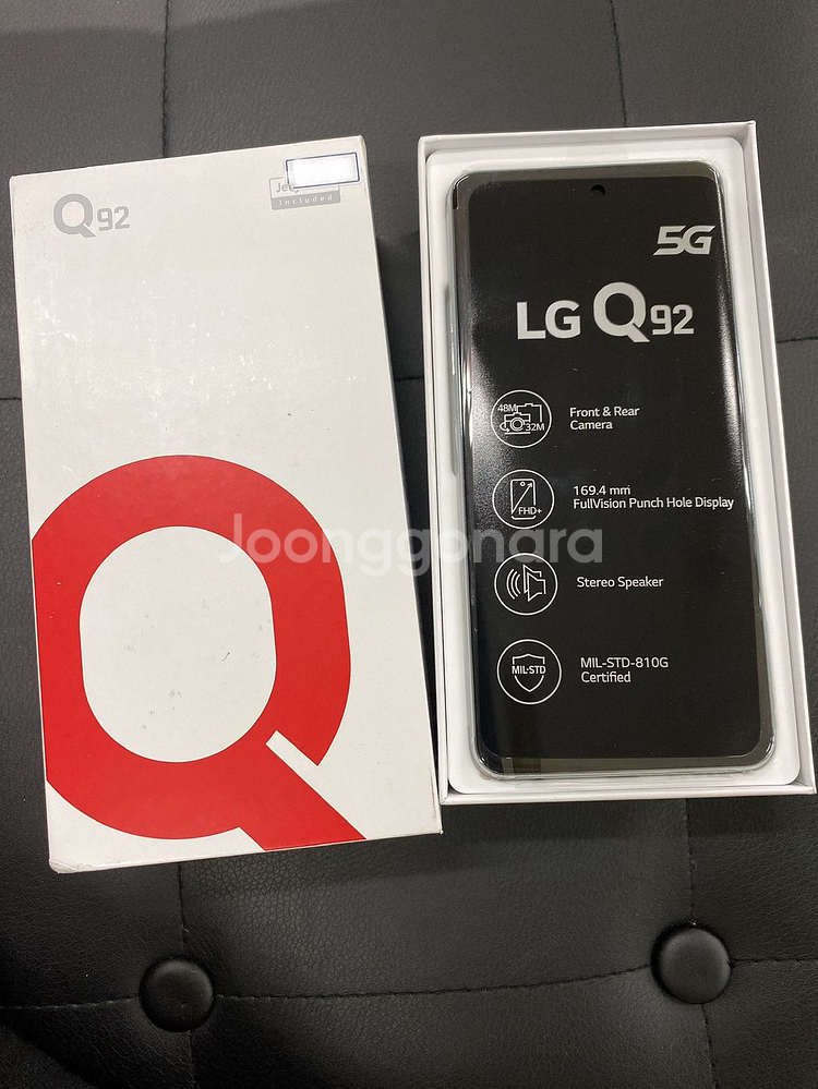 ((미사용 초기필름부착) LG Q92 128기가 화이트 | 삼성 | 중고나라