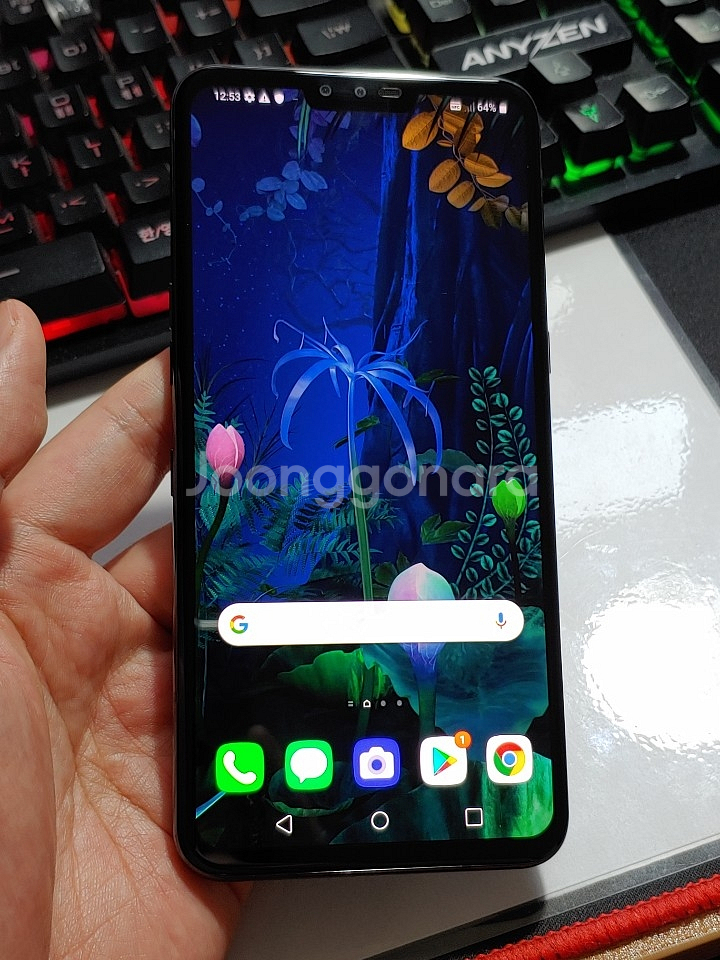 V50 128g 블랙 정상해지 | LG | 중고나라