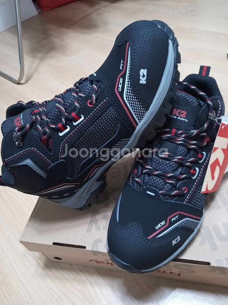 k2안전화 265 메쉬 경량 지퍼 박스새제품 k2-91 | 기타남성신발/관련용품 | 중고나라