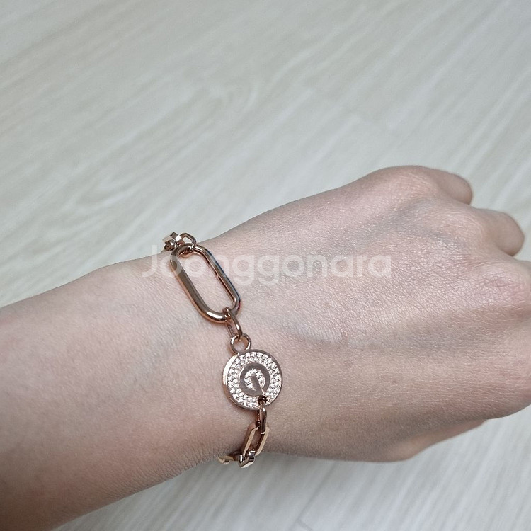 14K G이니셜팔찌(핑크골드) | 팔찌/발찌 | 중고나라