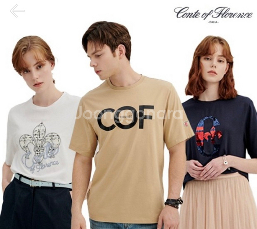 꼰떼오브플로렌스 남녀 데일리 그래픽 반팔 티셔츠 4종 | 티셔츠/캐쥬얼의류 | 중고나라