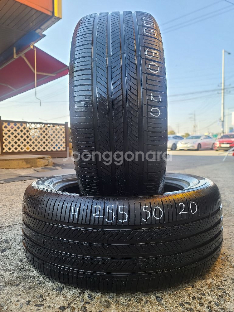 한국타이어 255 50 20 벤투스 중고타이어 2짝 | 휠/타이어 | 중고나라