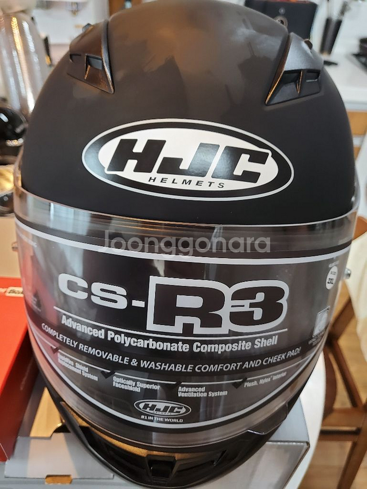 홍진 오토바이 헬멧 CS-R3 무광블랙 | 오토바이 용품 | 중고나라