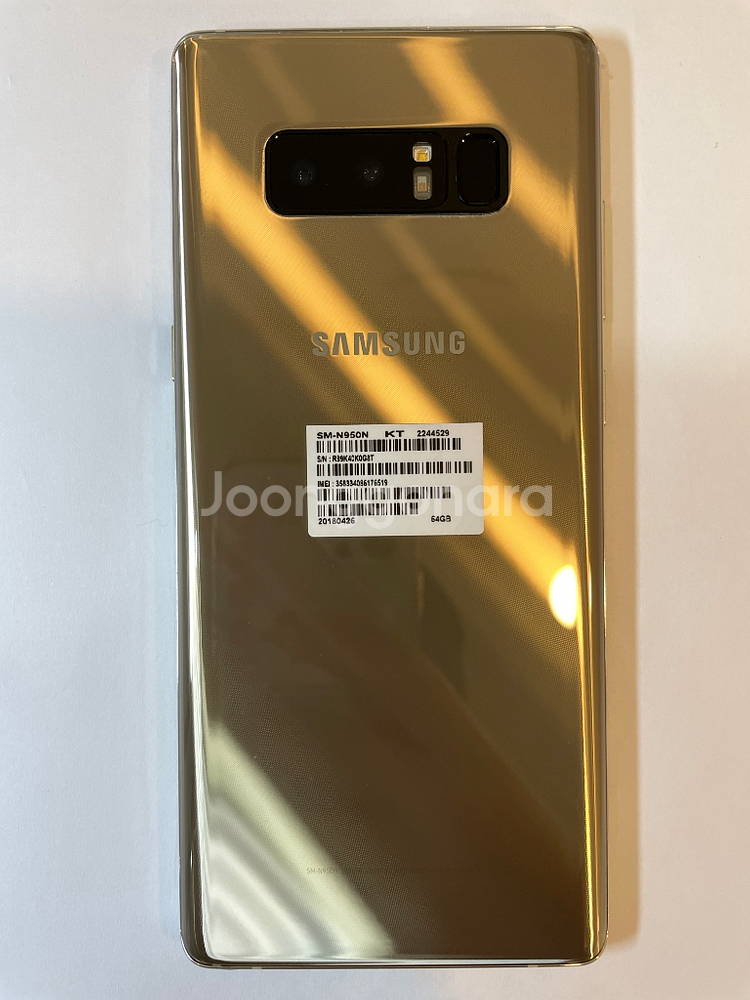 15861 갤럭시노트8 N950 64기가 골드 정상해지 | 삼성 | 중고나라