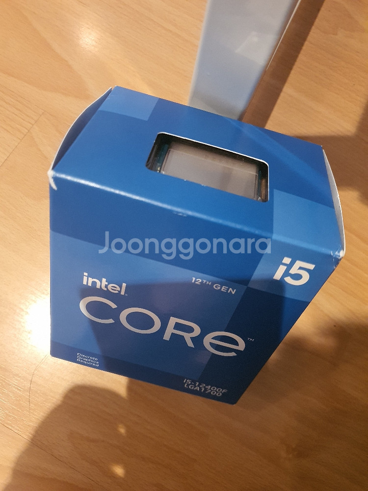 인텔i5-12400f 미개봉 팝니다 | CPU/메인보드 | 중고나라
