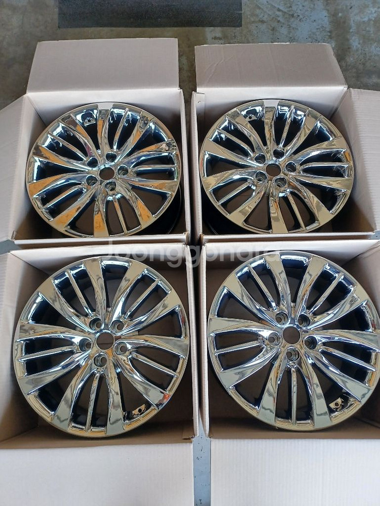 제네시스DH G80 19인치휠 신품급 화이트크롬휠 | 휠/타이어 | 중고나라