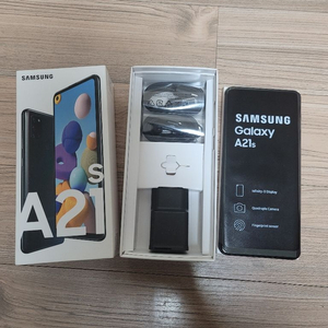 삼성 A21s SM-A217 블랙 풀박스 S급 정상해지 | 삼성 | 중고나라