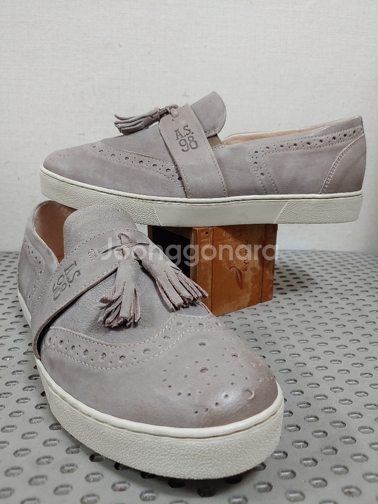 A.S98천연가죽 스니커즈(EU39추천245) | 단화/로퍼 | 중고나라