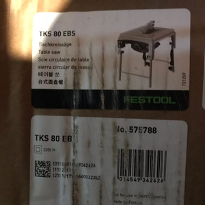 페스툴 테이블쏘 TKS 80 풀세트(신형)-348만원 | 작업공구 | 중고나라