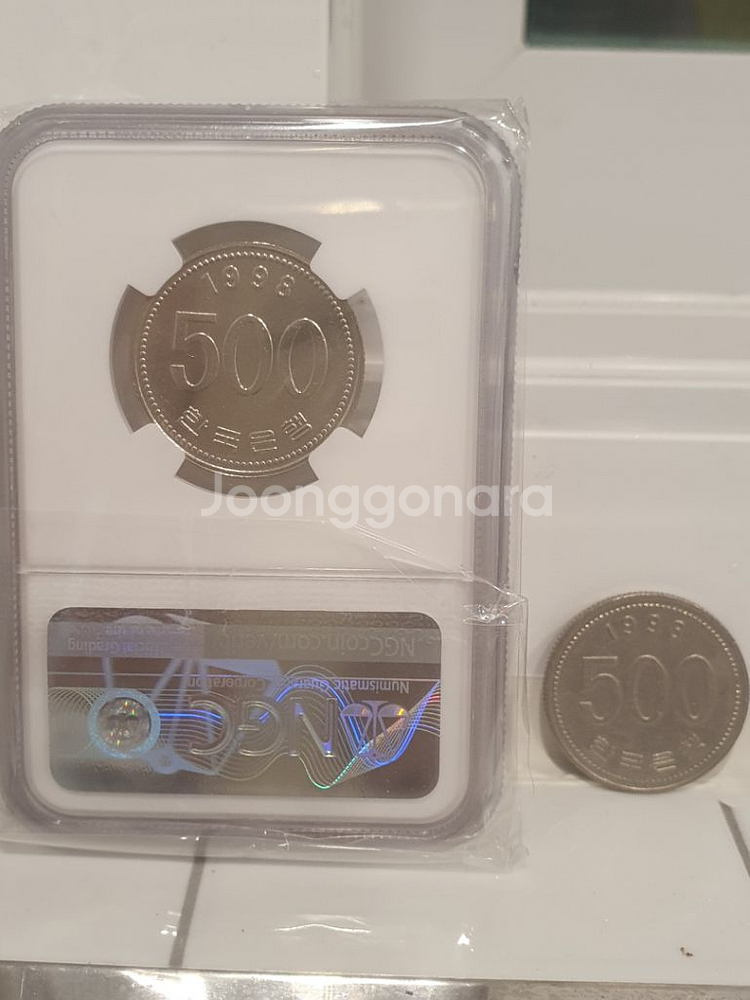 1998년 500원,98년 500주 등급 주화 MS62 | 예술작품/골동품/수집 | 중고나라
