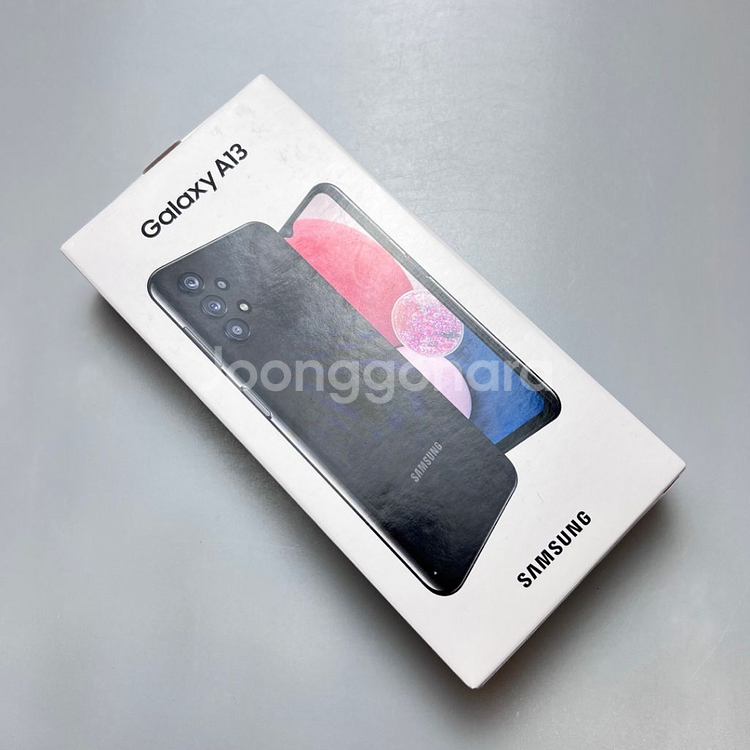[ 미개봉 ] 갤럭시A13 (A135) 64GB 블랙 | 삼성 | 중고나라