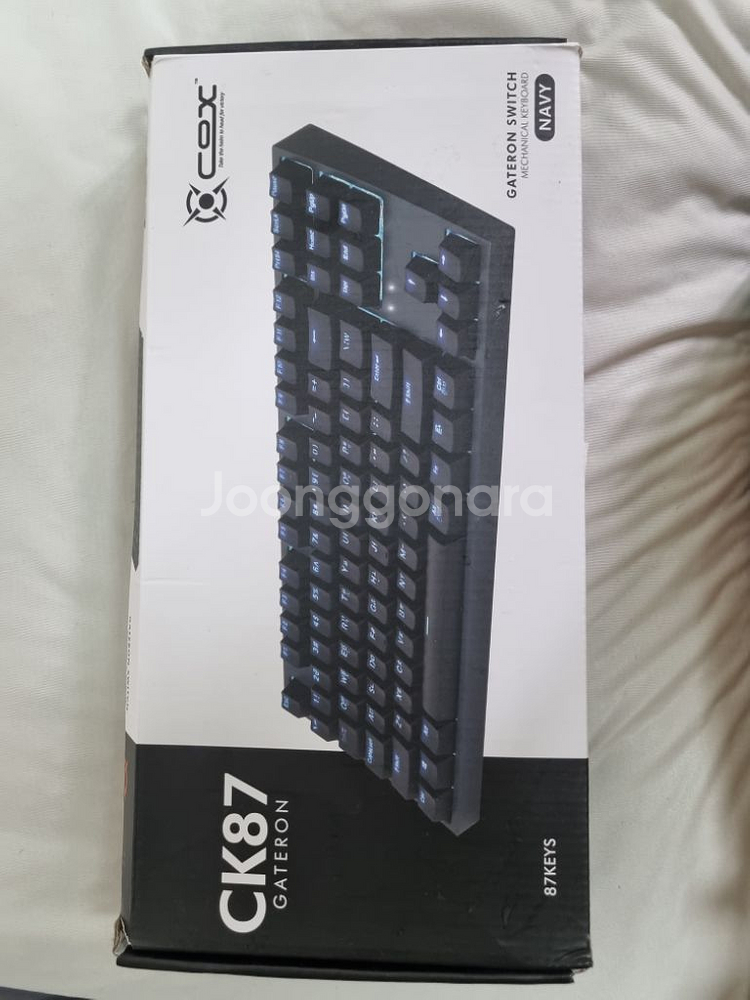 ss급)COX 게이트론 기계식 키보드 LED황축ck87 | 키보드/마우스/스피커 | 중고나라