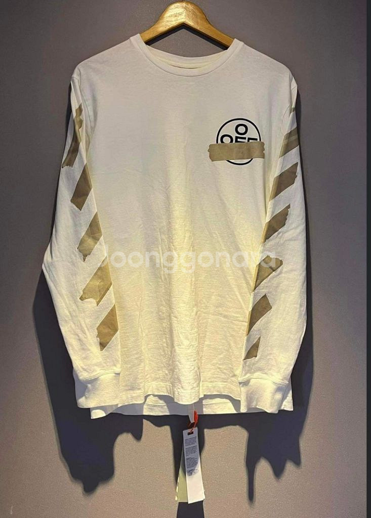 21fw 오프화이트 롱에로우 멘투멘 | 니트/스웨터/가디건 | 중고나라