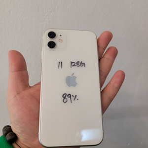 아이폰11 128G 화이트 배터리89% | 애플 | 중고나라