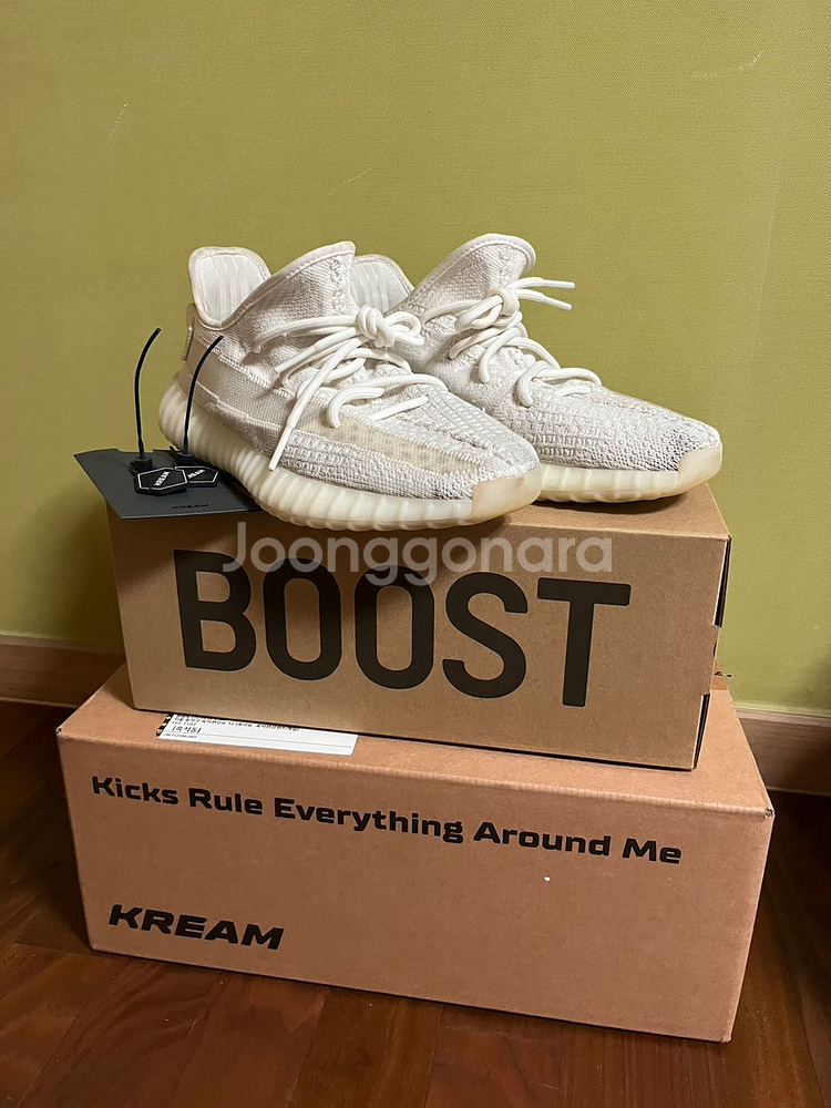 275) 이지부스트 350v2 본 bone | 단화/캐쥬얼화 | 중고나라