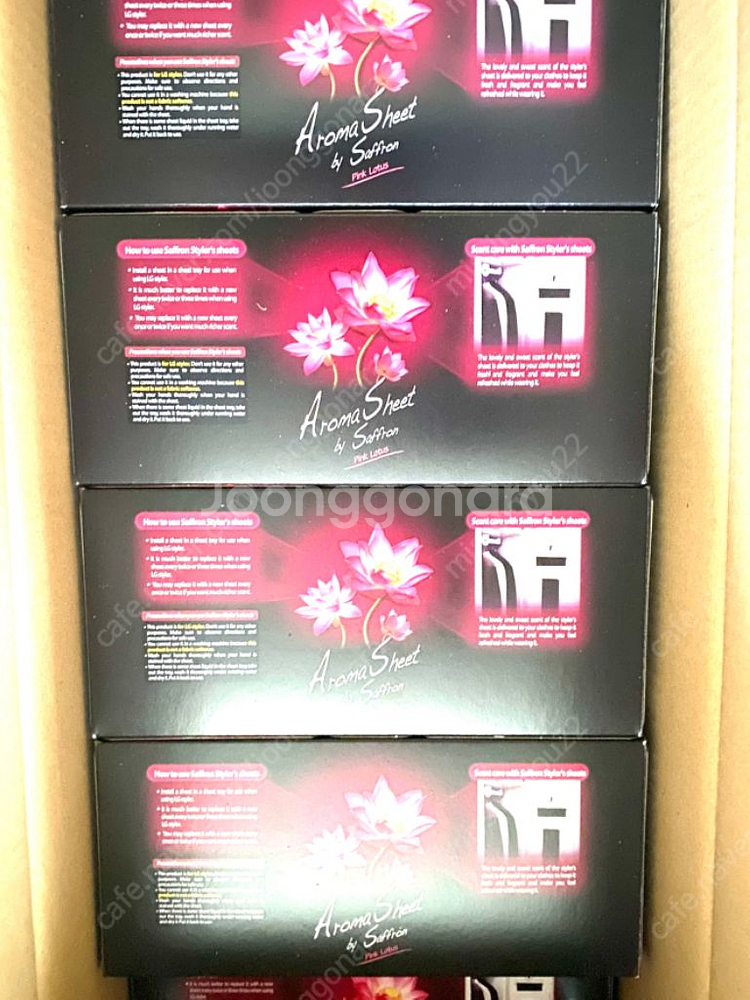 [lg 정품 스타일러 전용] 아로마 향기 시트 청소 세탁용품 중고나라