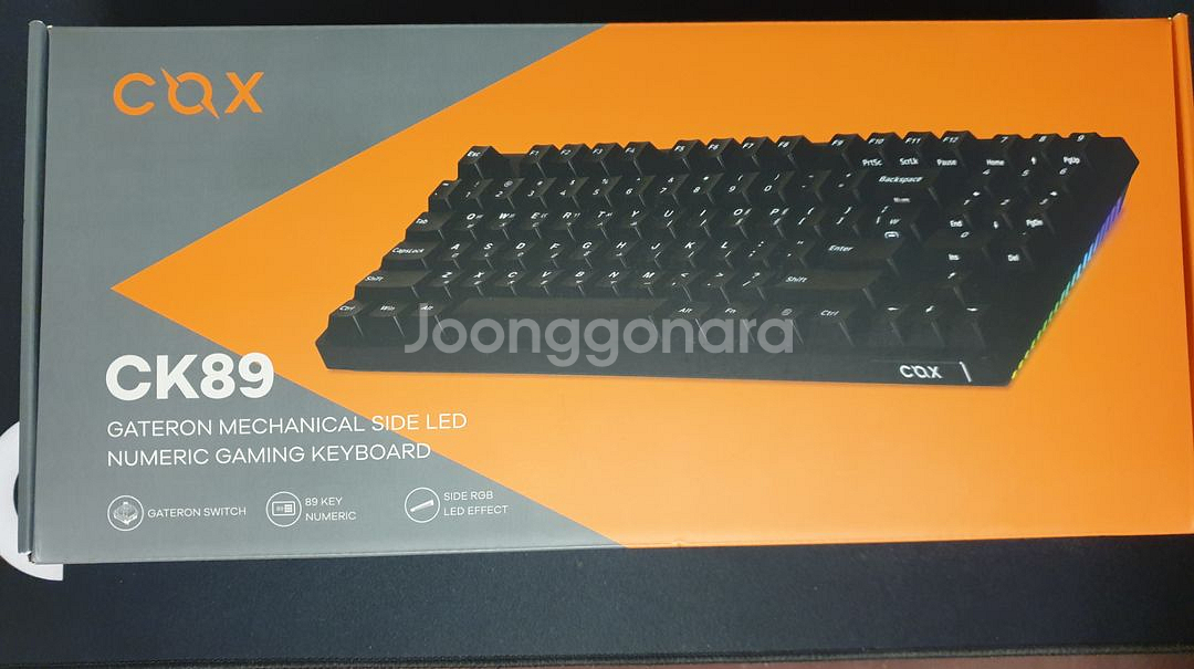 cox ck89 황축 기계식 키보드 풀박스 | 키보드/마우스/스피커 | 중고나라