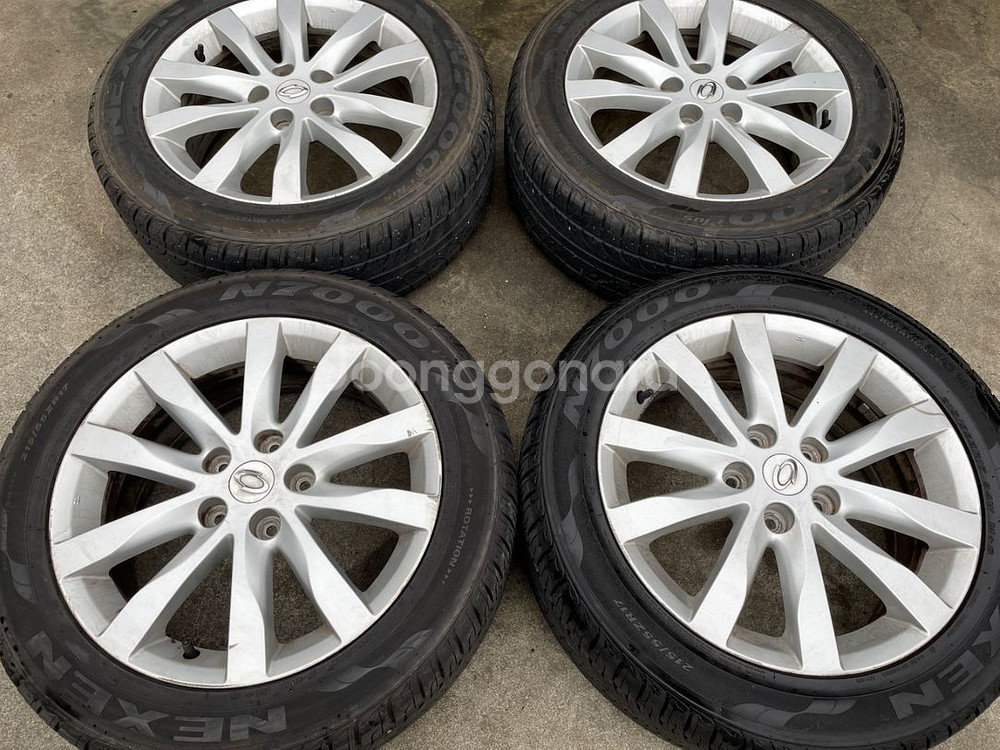 SM5 17인치 임프레션 익스 휠타이어 팔아요 | 휠/타이어 | 중고나라