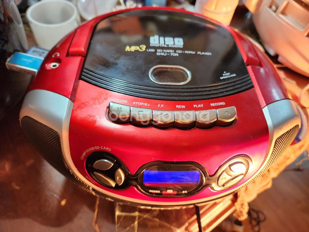 이포유 e4u-704 포터블 시디 라디오 카세트 USB | 음향플레이어 | 중고나라