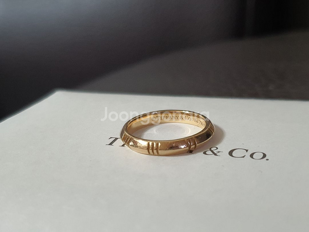 티파니 앤 코 아틀라스 클로즈드 네로우 링 18k 반지 목걸이 귀걸이 중고나라