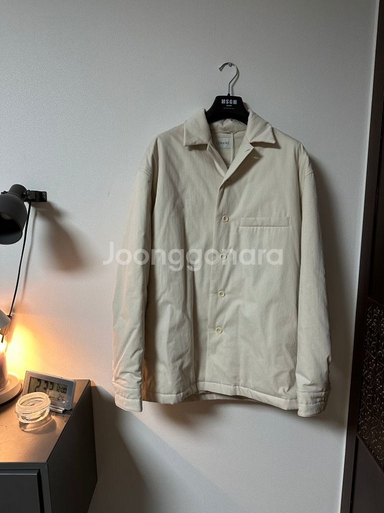 21FW/르메르패디드셔츠cream/50 | 패딩/야상/점퍼 | 중고나라