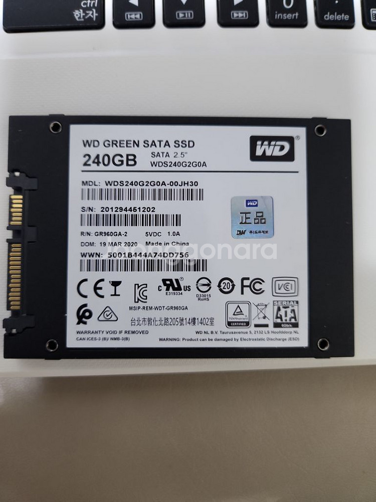 wd ssd 240G sata | HDD/SSD/ODD | 중고나라