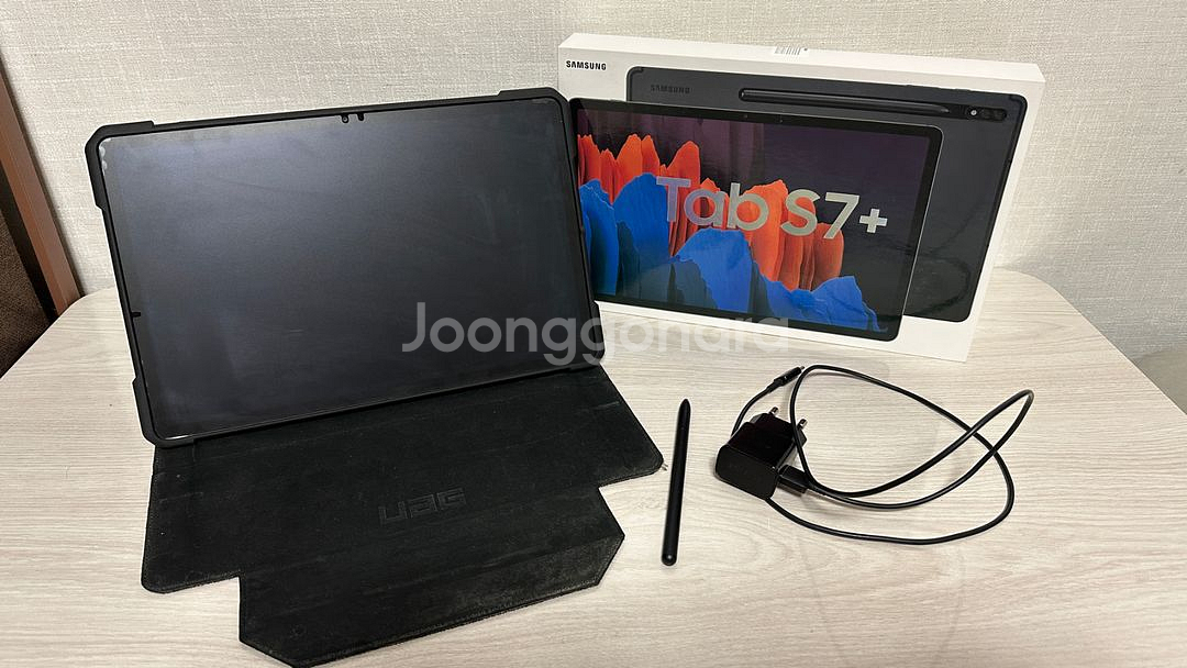 갤럭시탭 S7+ LTE 256gb 자급제 미스틱블랙 | 삼성 | 중고나라