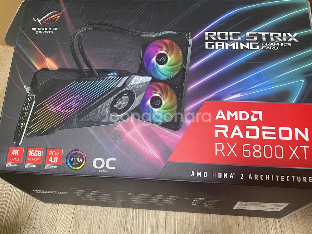 아수스 스트릭스 6800xt 팝니다 | RAM/VGA/SOUND | 중고나라