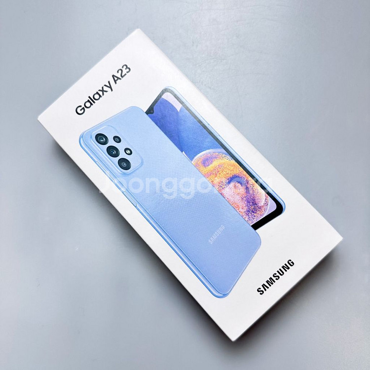 미사용 새상품 갤럭시A23 (A235) 128GB 블루 | 삼성 | 중고나라