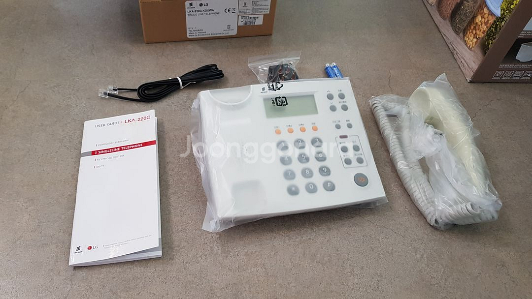 LG에릭스 LkA-220C 전화기 판매합니다~(새제품) | 중고나라 카페에서 운영하는 공식 사이트