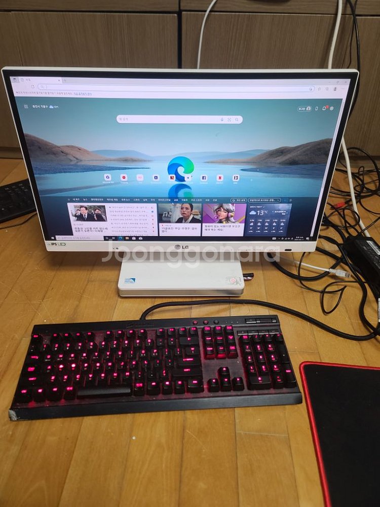LG V320 일체형 PC 램8기가 SSD128기가 | 일체형PC | 중고나라