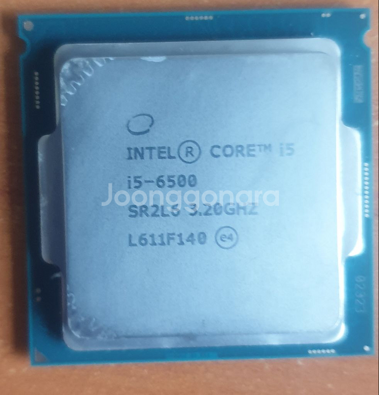 인텔 cpu i5 6500 | CPU/메인보드 | 중고나라