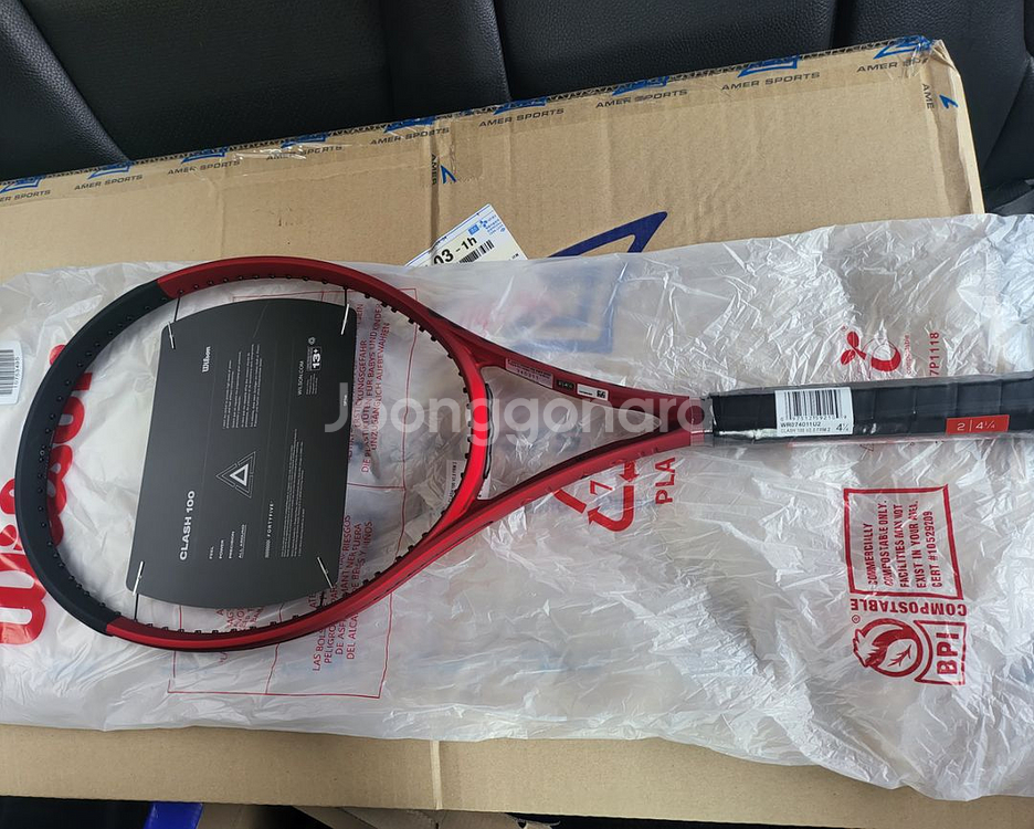 테니스라켓 윌슨 클래시v2 100 2G 295g | 테니스의류/용품 | 중고나라