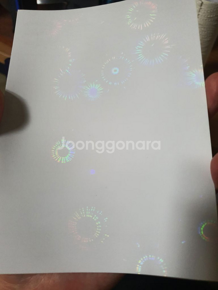 101 A6 홀로그램 시트지 다꾸 폴꾸 탑꾸 문구사무용품 중고나라