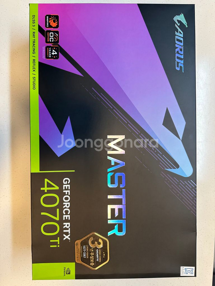 4070ti Auros Master 미개봉 Cpu 메인보드 중고나라