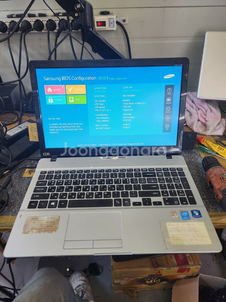 수리용노트북 삼성nt370e i5 4세대 | 삼성 | 중고나라