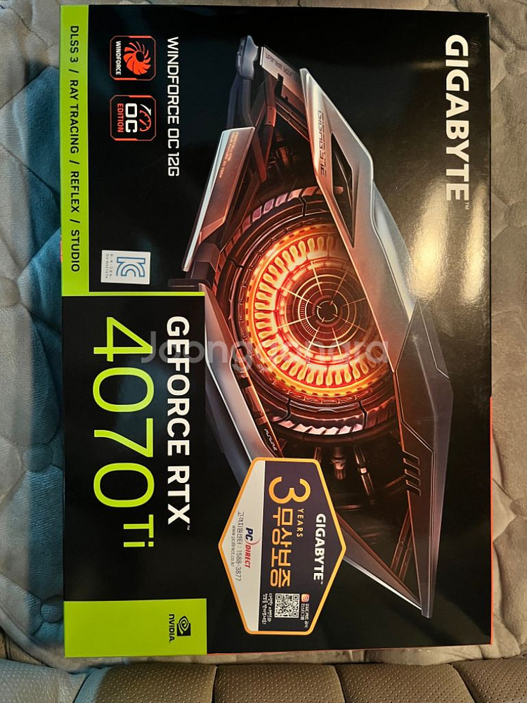 기가바이트4070ti Ram Vga Sound 중고나라