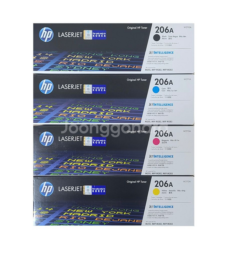 HP206A 정품토너 4색 세트 | 프린터/복합기/잉크/토너 | 중고나라