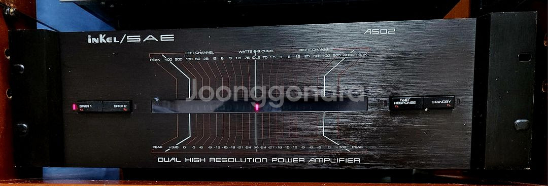 인켈/SAE A502 파워앰프 오래된 부품교체 점검완료 | 리시버/앰프 | 중고나라