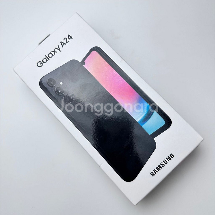 [ 미사용 ] 갤럭시A24 (A245) 128GB 블랙 | 삼성 | 중고나라