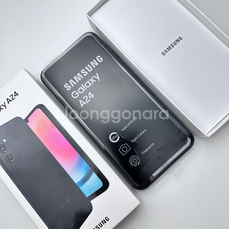 [ 미사용 ] 갤럭시A24 (A245) 128GB 블랙 | 삼성 | 중고나라