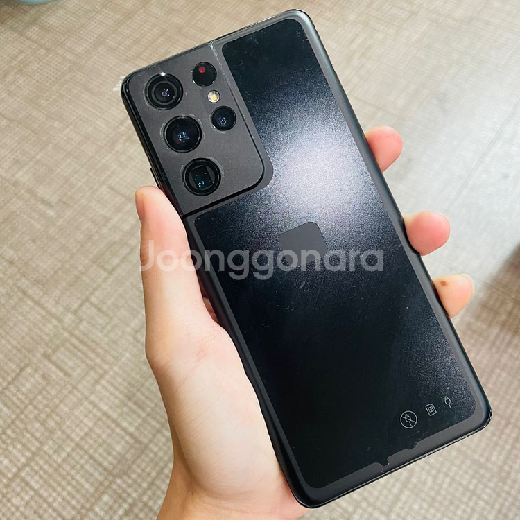 갤럭시 S21울트라 블랙 256GB KT 깨끗한기기 초 | 삼성 | 중고나라
