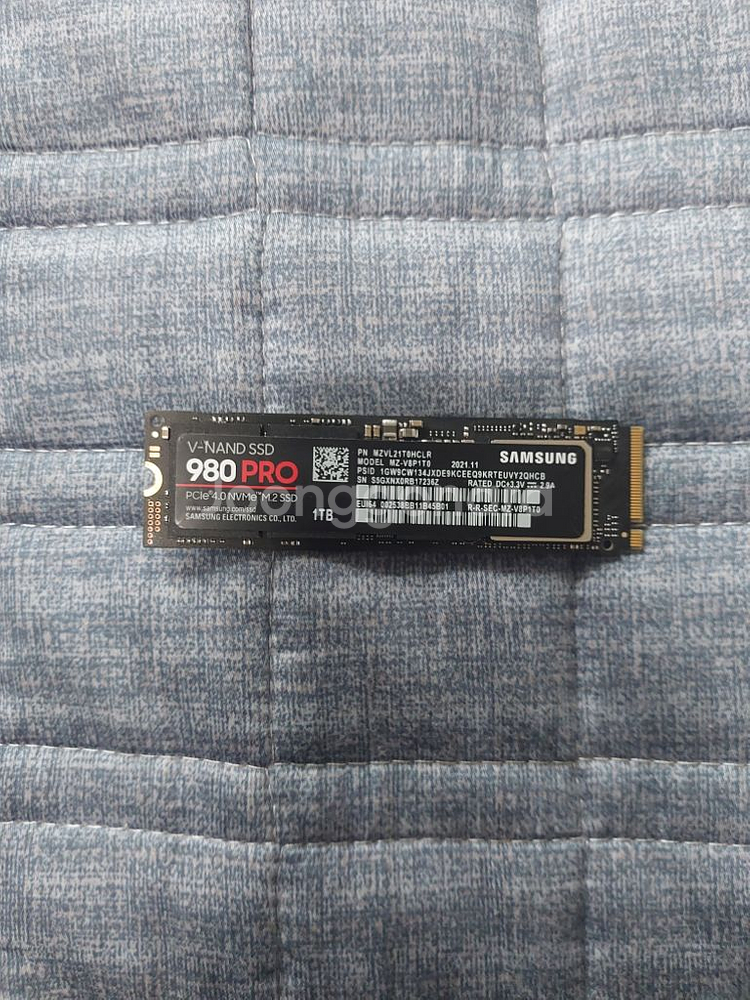 안녕하세요 삼성전자 980PRO 1TB 판매합니다 | HDD/SSD/ODD | 중고나라