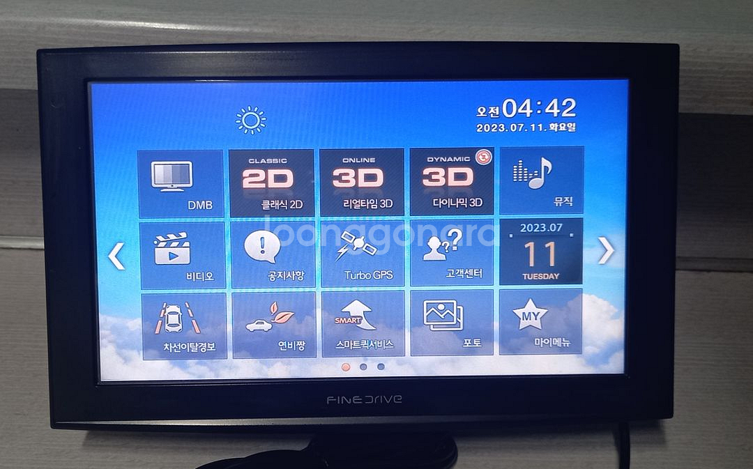 파인 iq3D 5000 BALCK 네비게이션 | 블랙박스/네비게이션 | 중고나라