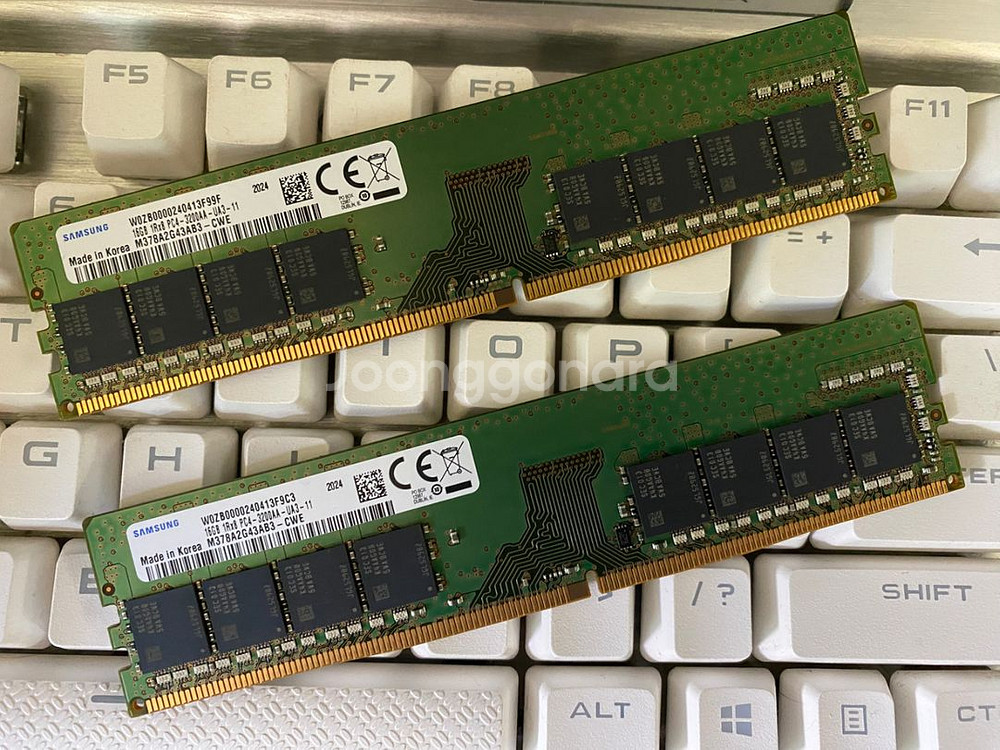 삼성 ddr4 16gb 2개 판매합니다. | 기타 주변기기 | 중고나라